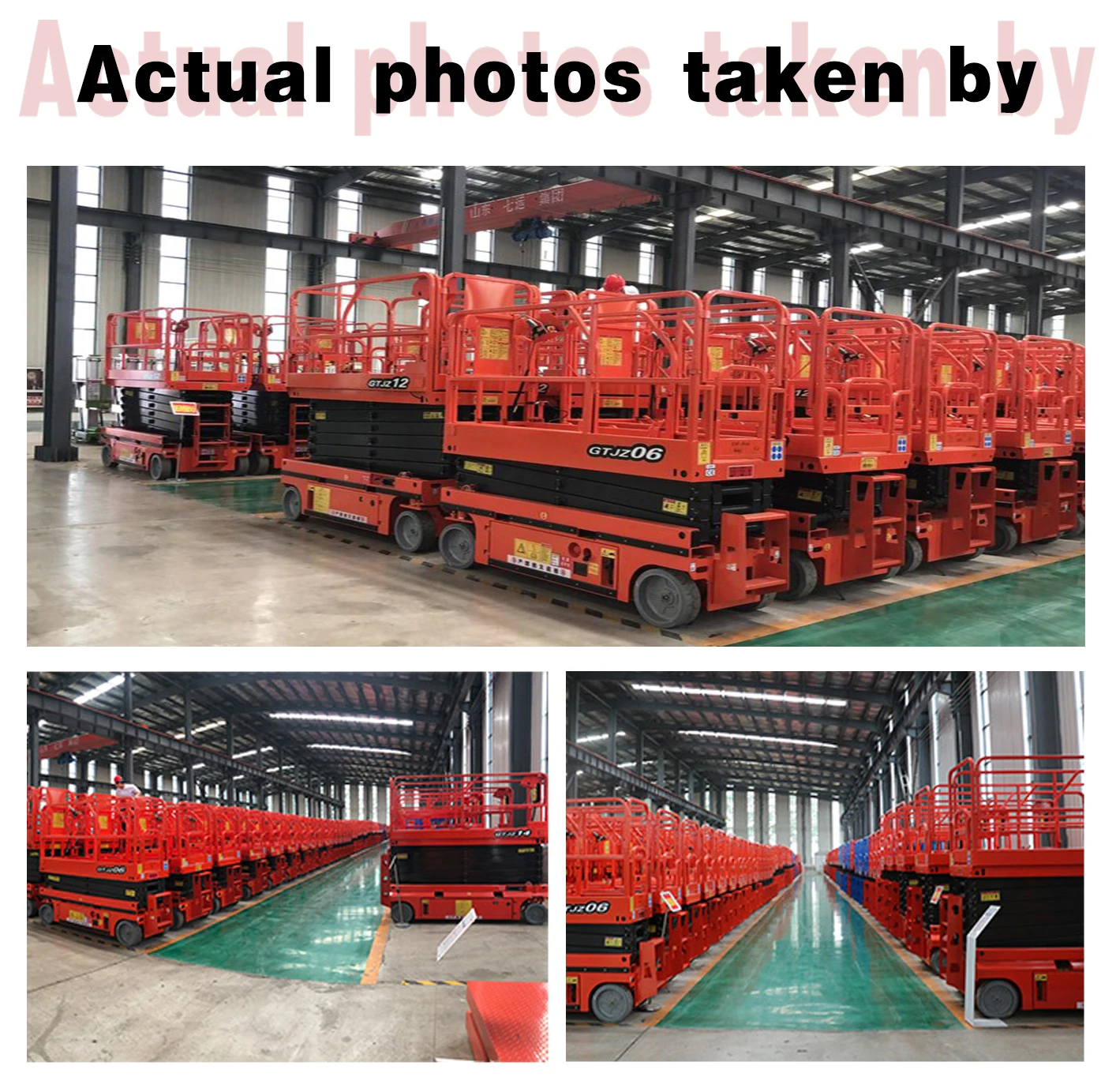 Scissor Lifter 320 kg Self Propelled Scissor Aerial Work Platform 8M ...