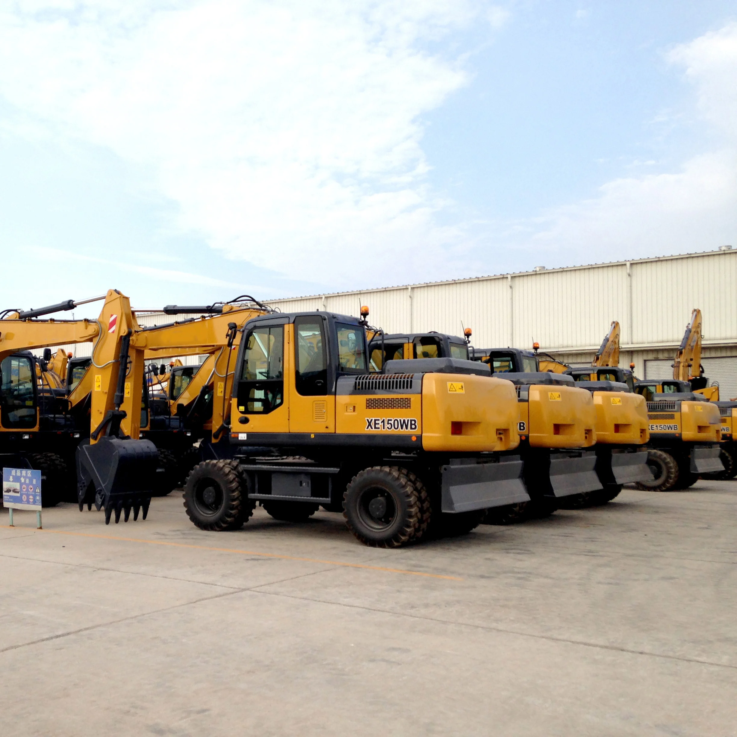 21tons Excavator Xe210wd Wheeled Type Wheel Excavator For Sale - Buy ...