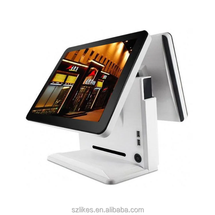 Lks-pos818 Single Or Dual Displays 15 Inch All In 1 Touch Screen Pos Terminal - Buy Touch Screen ...