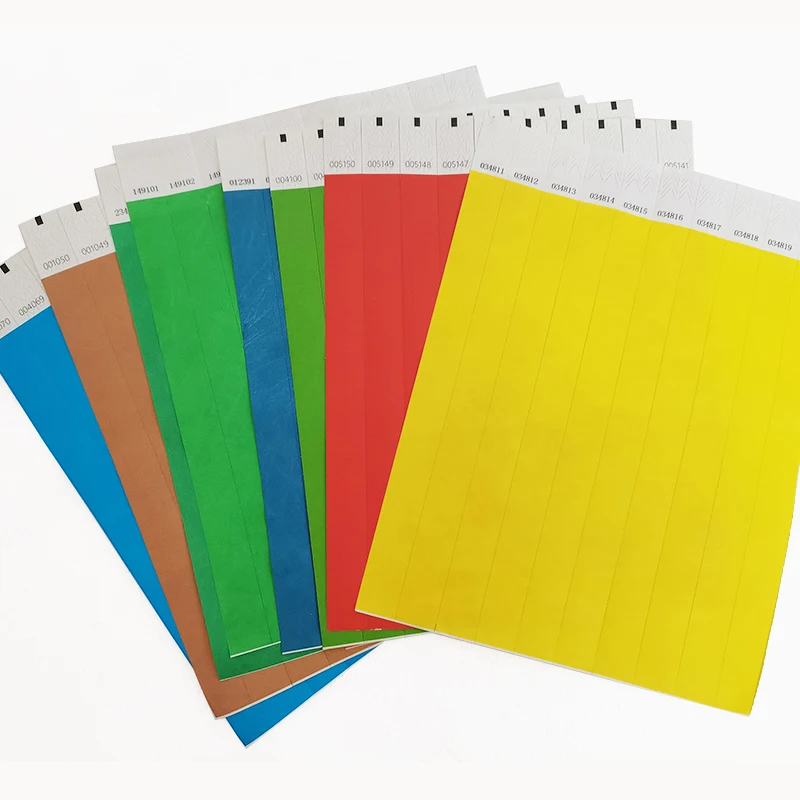 Promotional Cheap Event Printable Wrist Bands Customized Tyvek ...