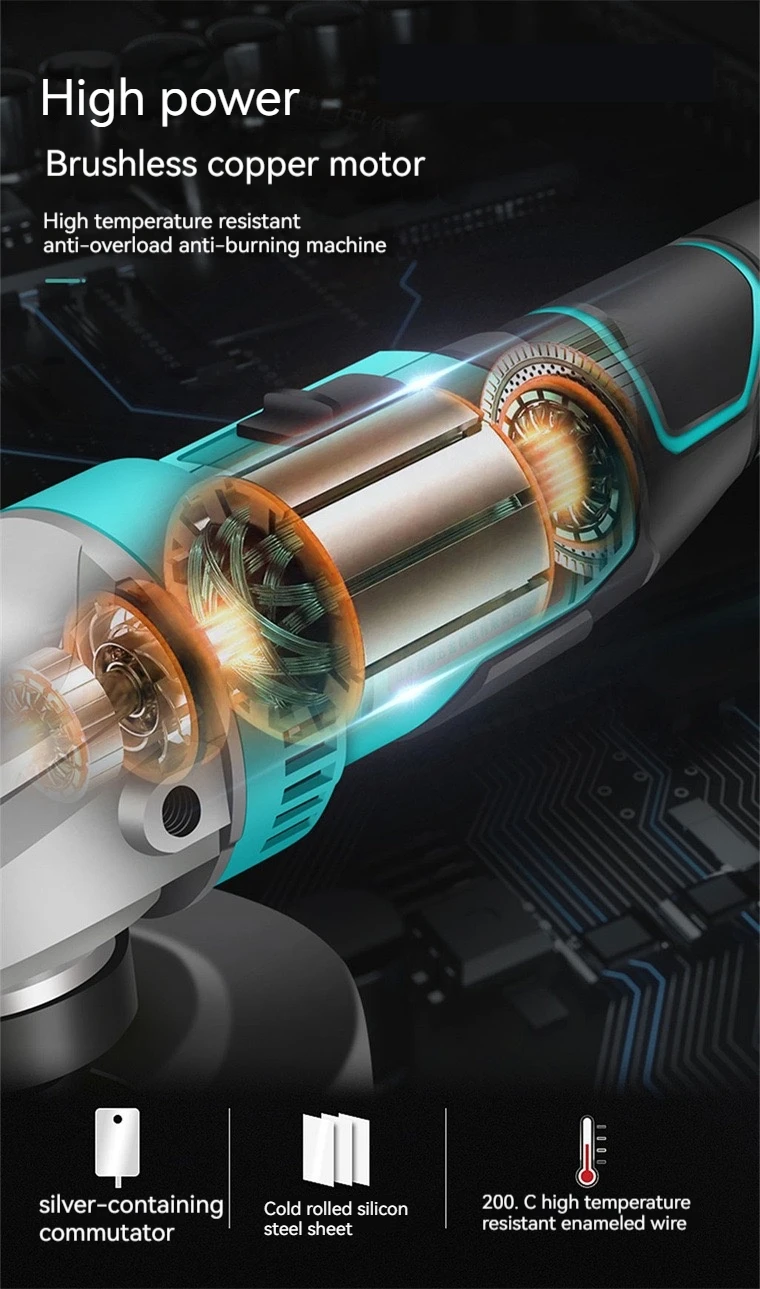 Universal Angle Grinder Lithium Electric Big Art Power Rechargeable ...