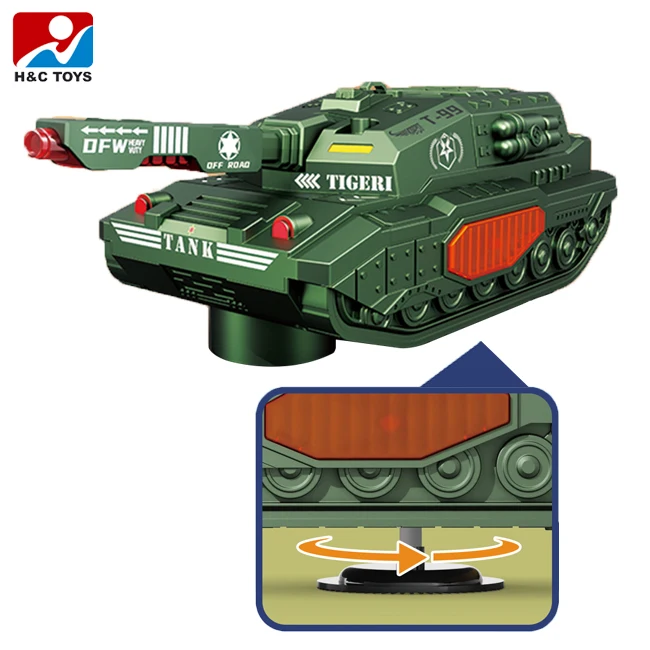 Simulation Model Battery Operation Mini Assault Tank Toys