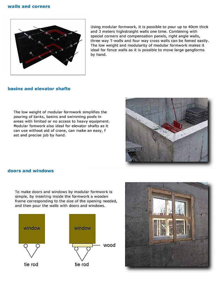 ADTO PVC Formwork - Durable, Adjustable, and Easy Install
