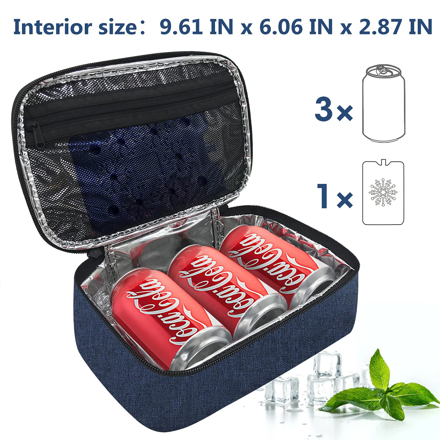 Custom Small Office Work Lunch Cooler Bag Insulated Lunch Box Mini ...