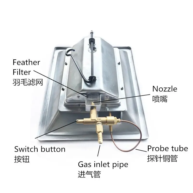 Broiler Poultry Farm Equipment Gas Heater Chick Brooder Thd2606 - Buy ...