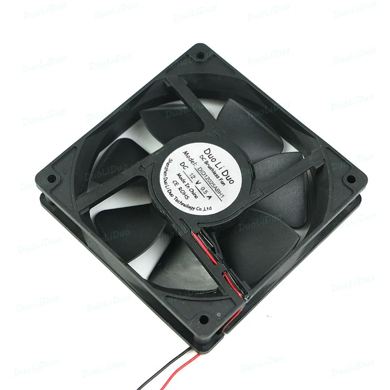 Waterproof Pc Fan 120mm Axial Fan 120 X 120 X 25 Mm Dc 12v 24v 48v Pwm ...