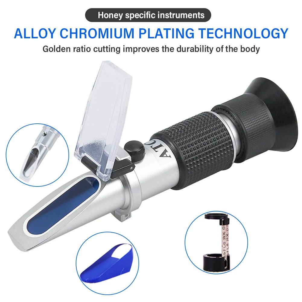 Honey Balmometer 58-90% Brix - Precision Honey Refractometer