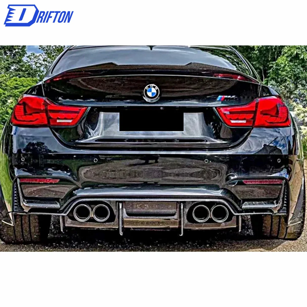 PSM Style Carbon Fiber Rear Spoiler for BMW M3 M4 F80 F82 F83 Wing ...