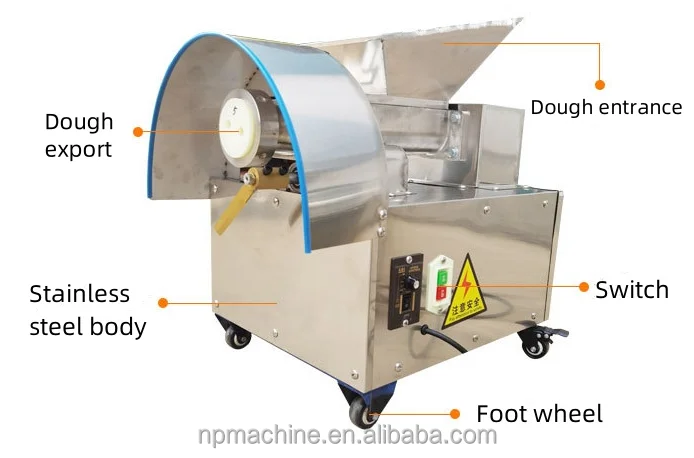 Adjustable Automatic Burger Bun Dough Divider Rounder Making Machine ...