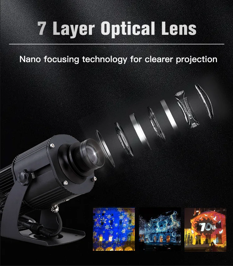 40/60w Ip65 Static Rotary Images Gobo Projector Outdoor - Buy Logo Gobo ...