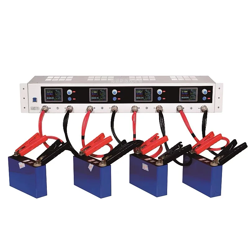 4-way single cell charge-discharge capacity tester The cell split ...