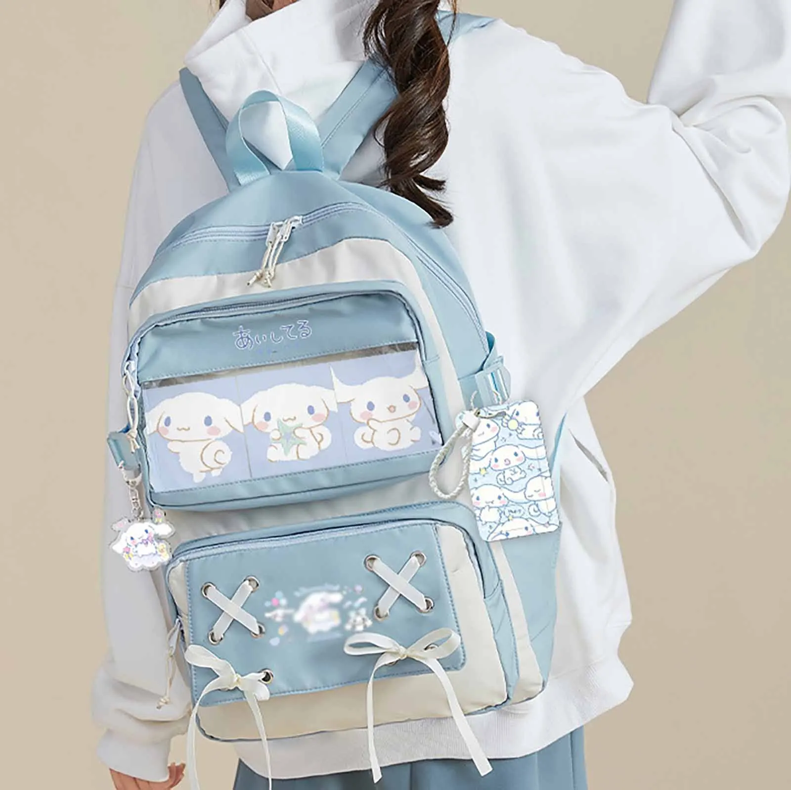Kawaii Backpack,Cute Cool School Bag For Cinnamoroll Teen Girls School ...