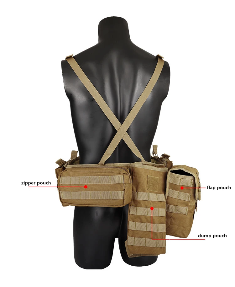 Yakeda Custom Tactical Chest Rig Vest Crossbody Harness Outdoor ...