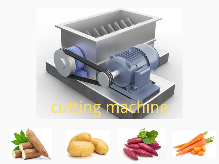 Mechanical Cassava Crushing Machine Cutting Equipment Cutter In Cassava ...