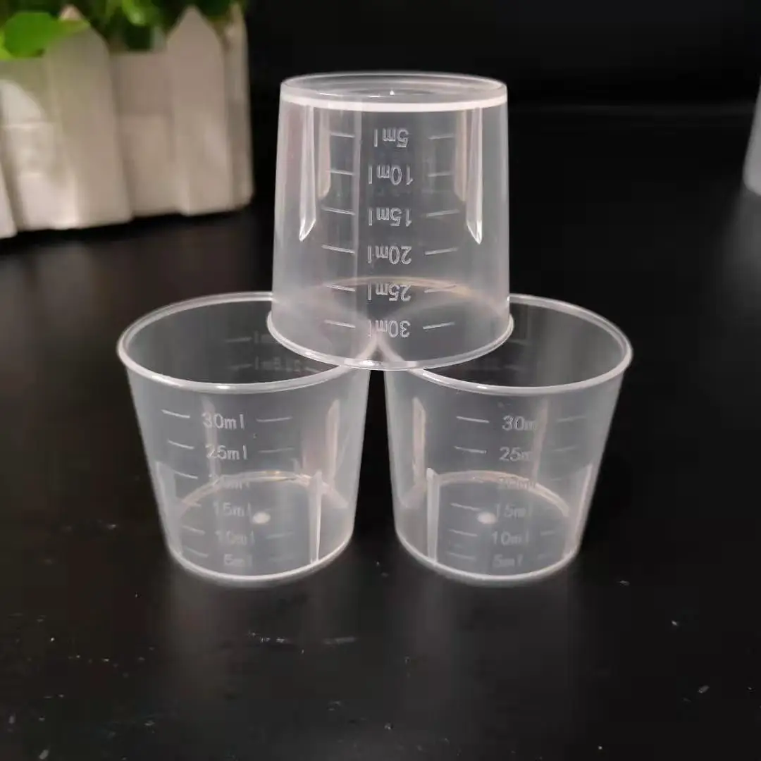 10ml15ml20ml30ml Plastic Measuring Cup Measuring Cylinder Pp With Scale ...