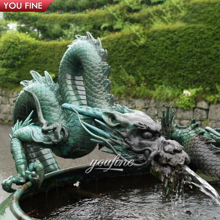 Outdoor Garden Large Bronze Chinese Dragon Statues - Buy Chinese Dragon ...