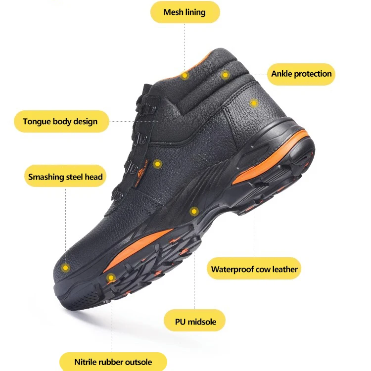 Deltaplus Simba S3 Calzado Botas De Trabajo Seguridad Mining Industrial ...