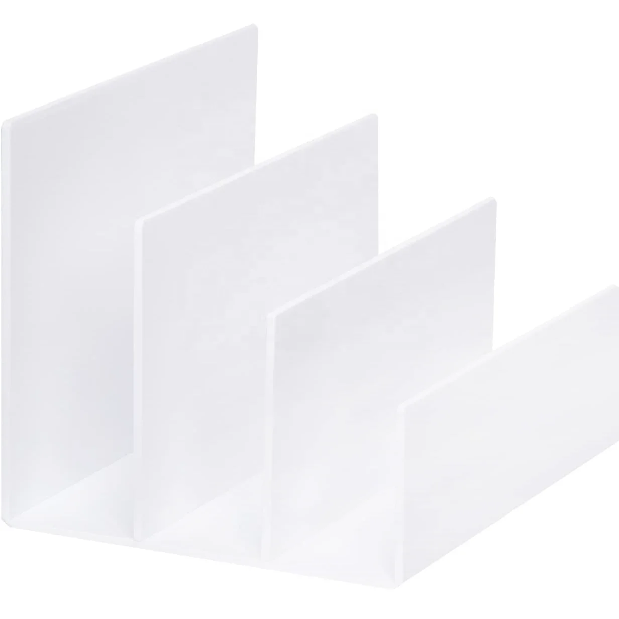 Acrylic Standing File Folder Organizer/ Facility Letter Holder/ Book ...