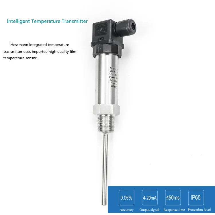 Rtd Pt100 Integrated Temperature Transmitter 4-20ma 0-10v Hirschmann ...