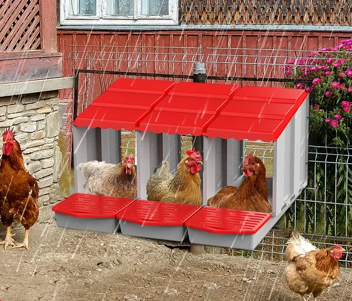 Ranchero Rain-Proof Chicken Nesting Boxes - Easy Operate