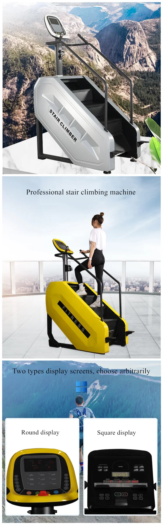 Cross Fitness Stair Master Gym Equipment Commercial Stair Stepper ...