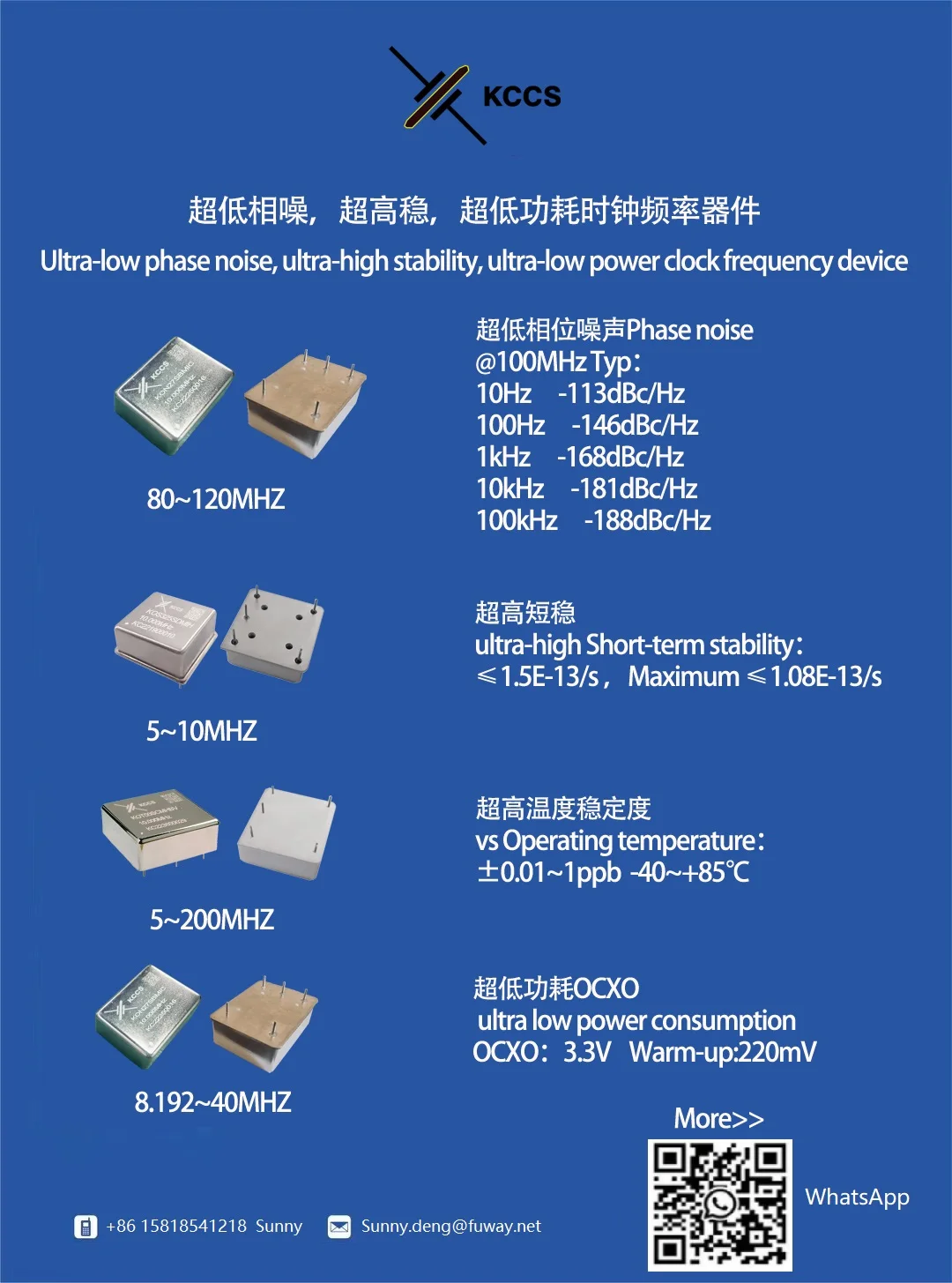 OCXO Crystal Oscillator KOS Series - KOS25 Sine wave 5.0 MHz~ 10.0MHz /12V Ultra-Low Phase Noise ...