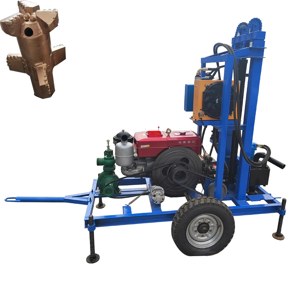 Hydraulic rotary drilling rig deep well open pit drilling rig well ...