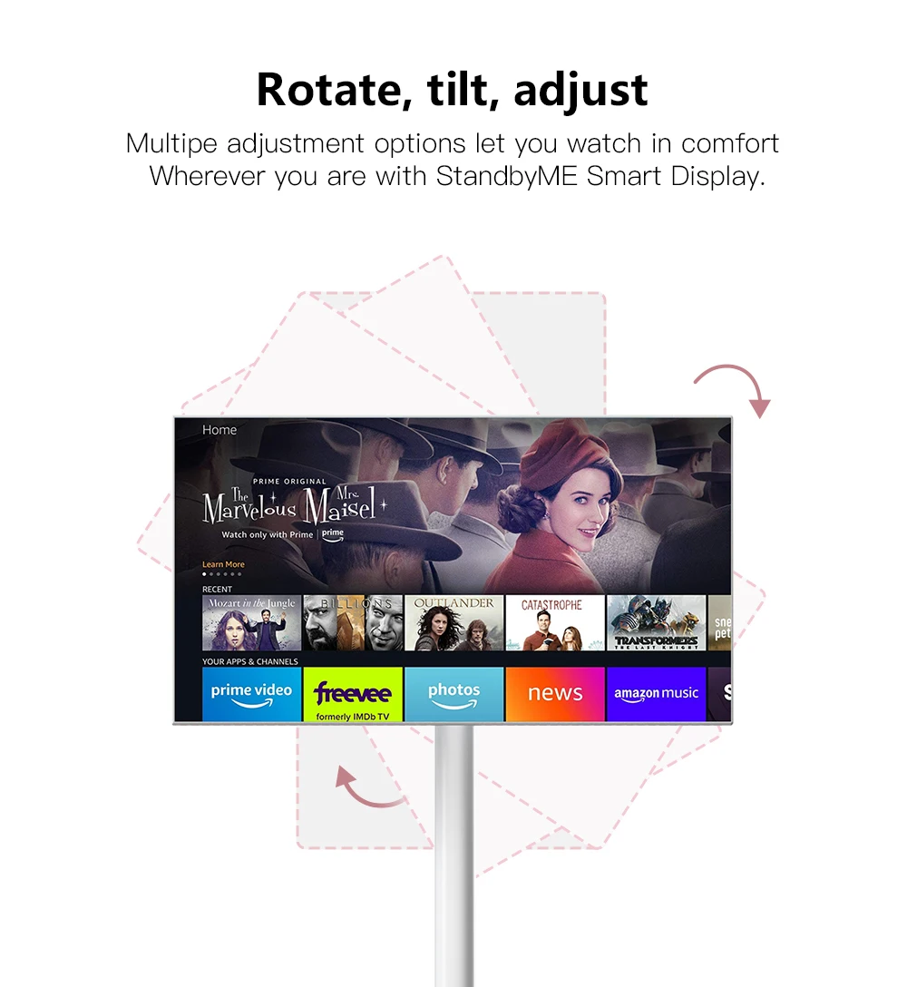 Portable Movable Floor Touch Screen Home Tv Smart Display Projection ...