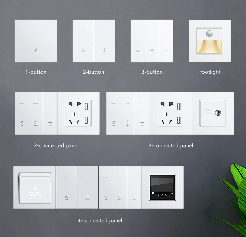 GTD Zigbee Smart Home Wall Switch - Voice Control & Wifi