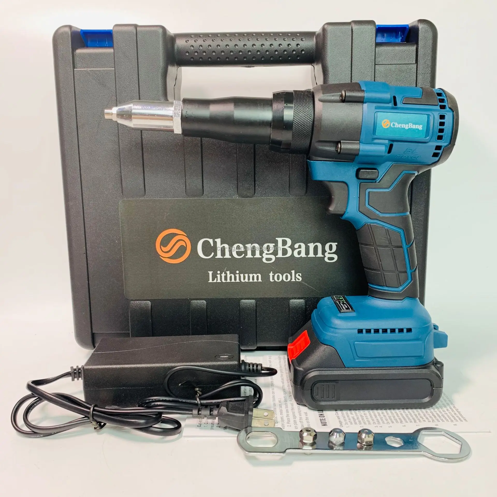 Cordless Electric Rivet Gun - 20V Rechargeable Riveting Gun