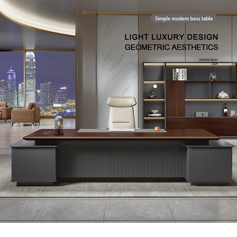 Executive Desk Workstation Table Designs Ceo boss High Tech Executive ...