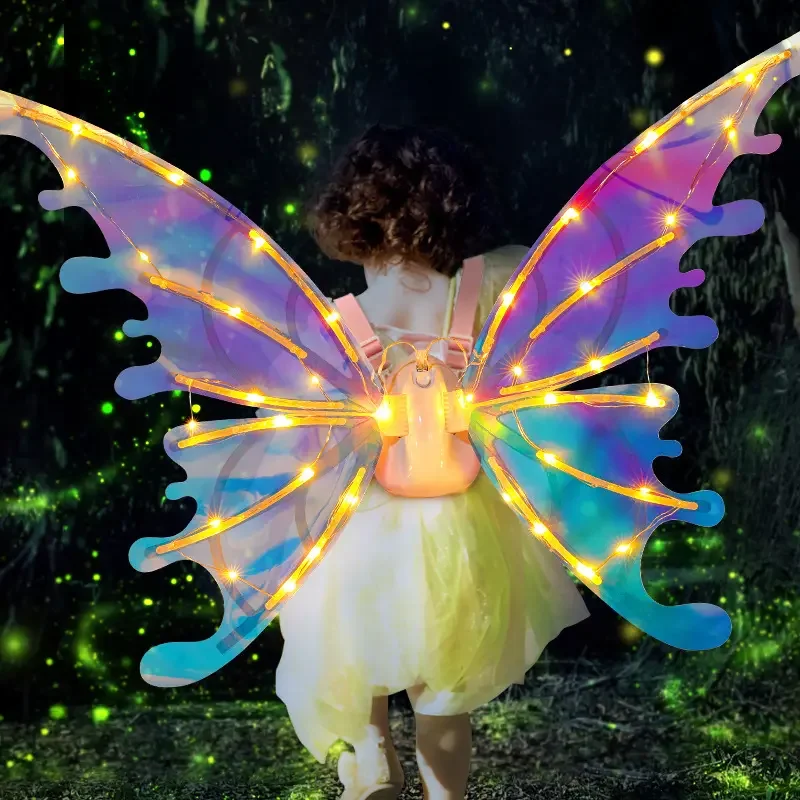 LED Luminous Butterfly Wings - Perfect for Children's Costumes