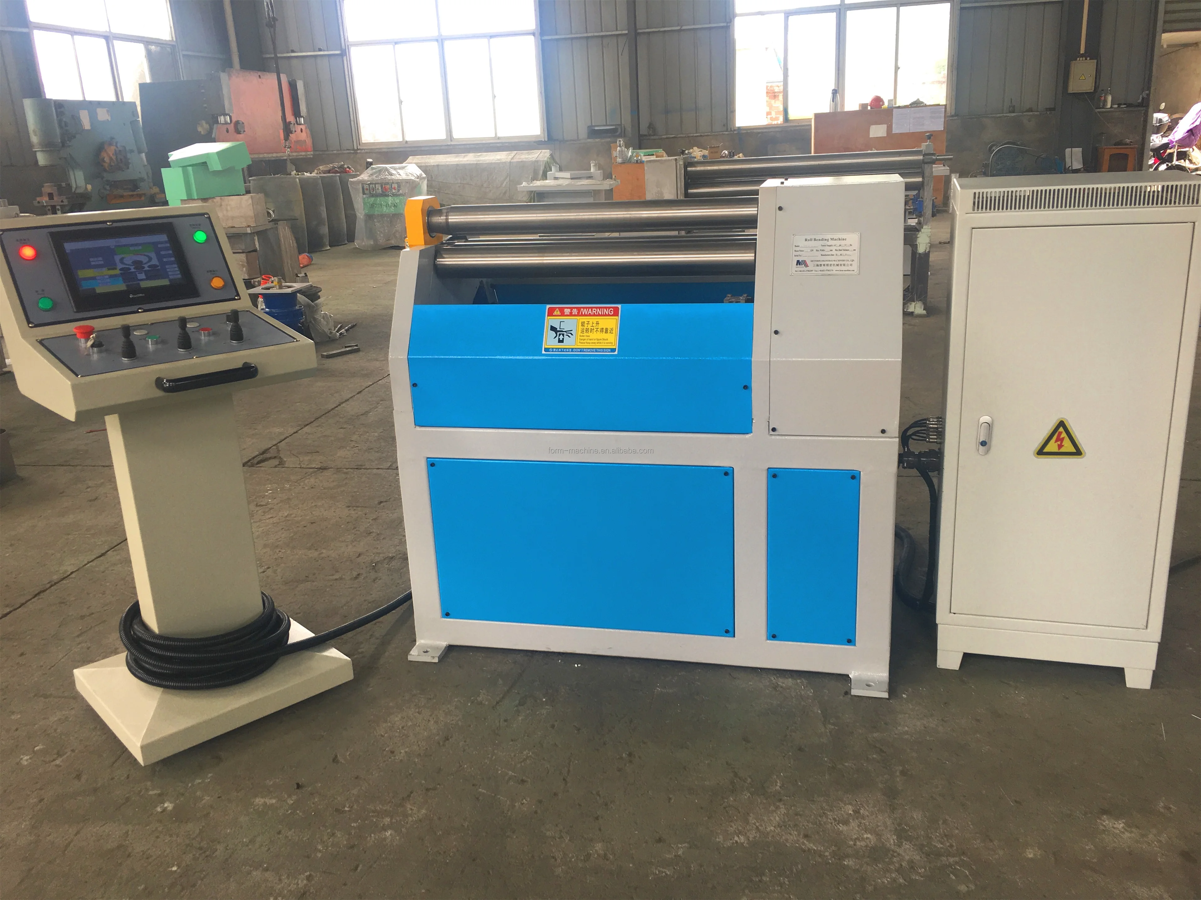 Oblong Oval Shape Automatic Rolling Machine Easy Visual Program CNC ...