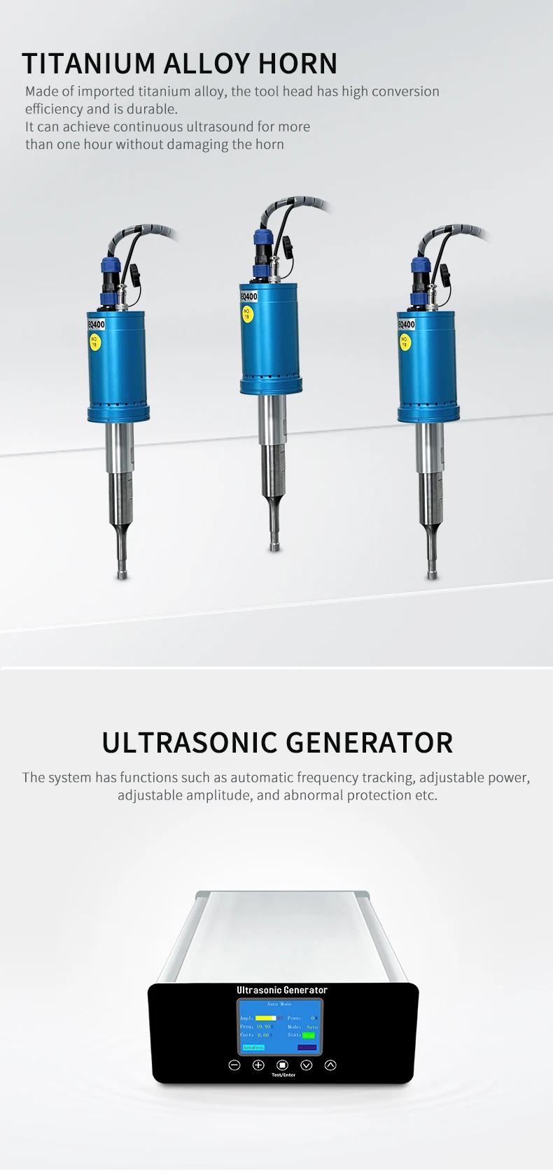 Top Quality Ultrasound Homogenizer Sonicator Ultrasound Emulsion - Buy ...