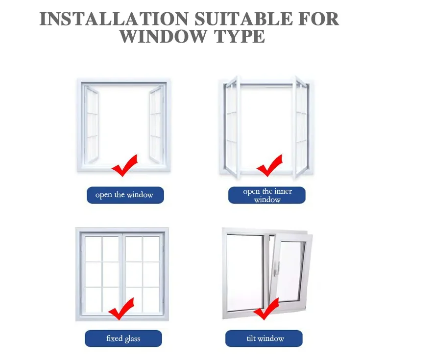 Electric Aluminum Slats - Built in Louver Integral Blinds