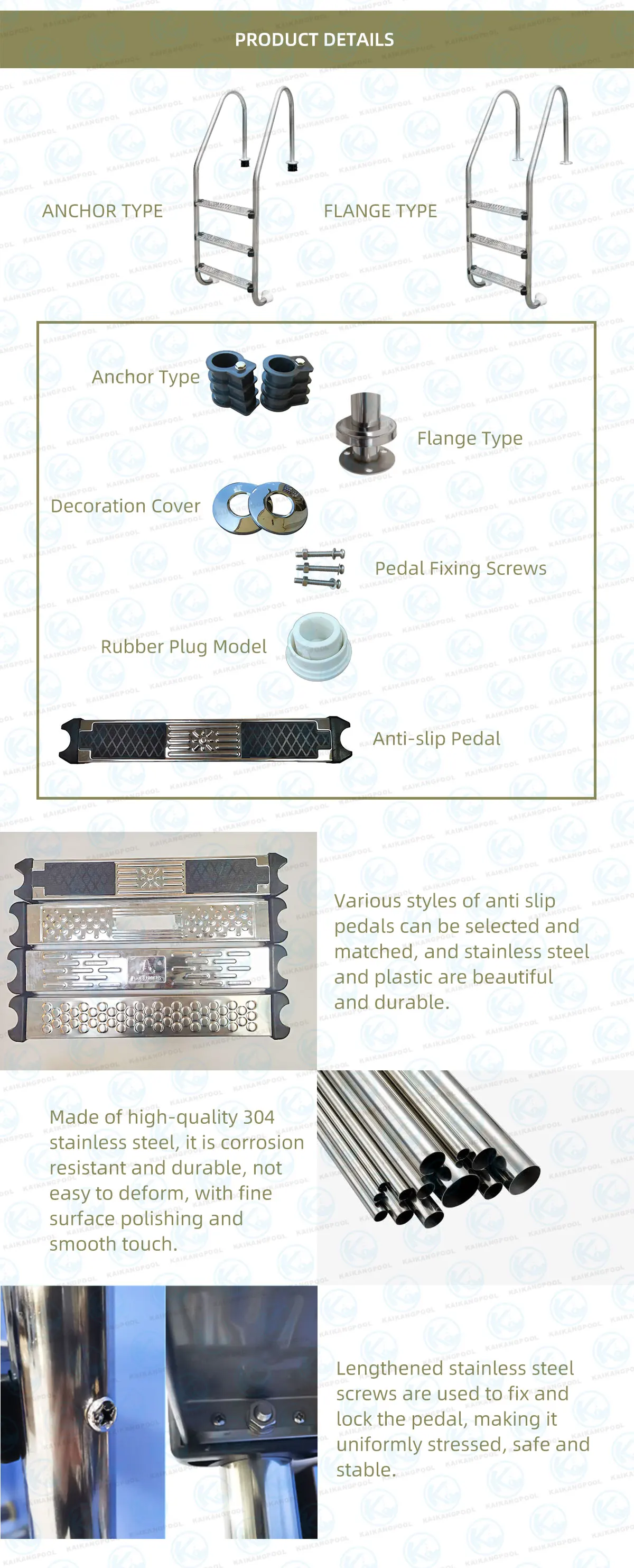 New Product Ideas Ladder For Swimming Pool Stainless Steel Swimming ...