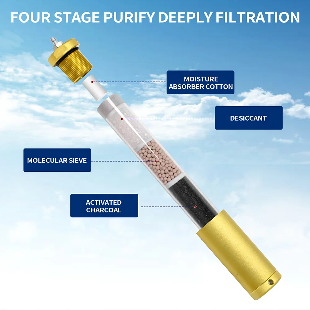 Tuxing High Pressure 4500psi 300bar 30mpa Pcp Compressor Oil Water ...