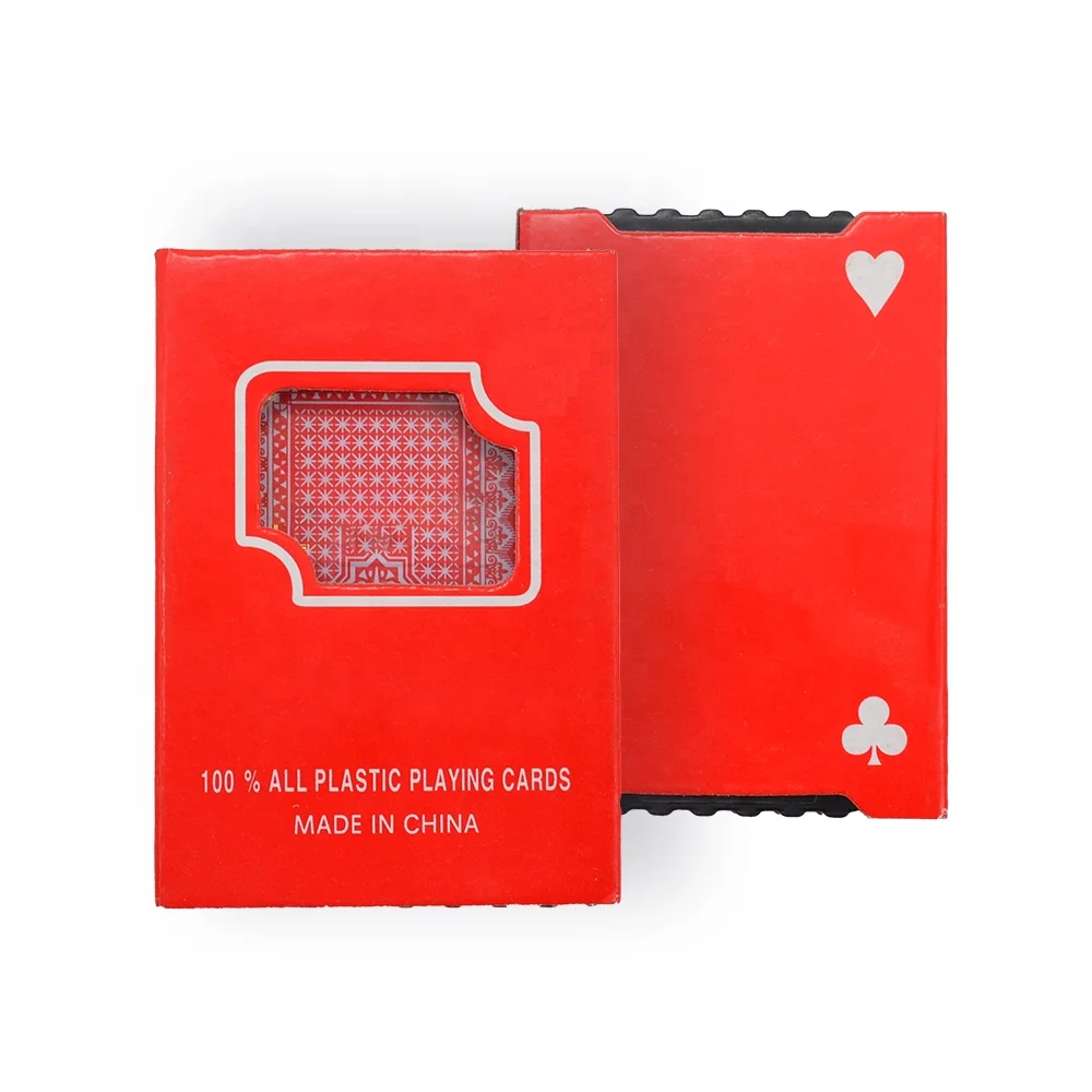 Professional Factory Custom Durable Plastic Poker Cards Waterpoof In ...
