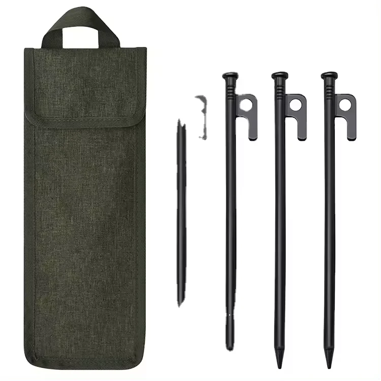 Heavy-Duty Galvanized Steel Garden Rebar Stakes with J Hook 12 Inch ...
