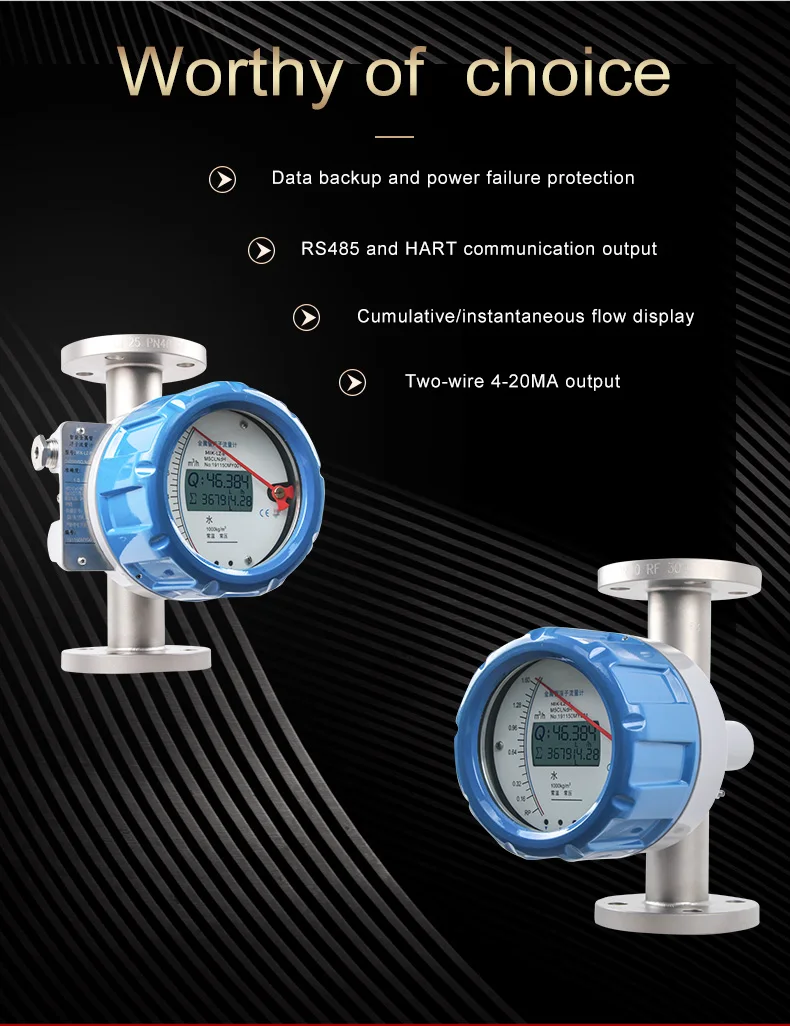 Industrial Stainless Steel Rotameter air Flow Meter air Tube 50mm ...