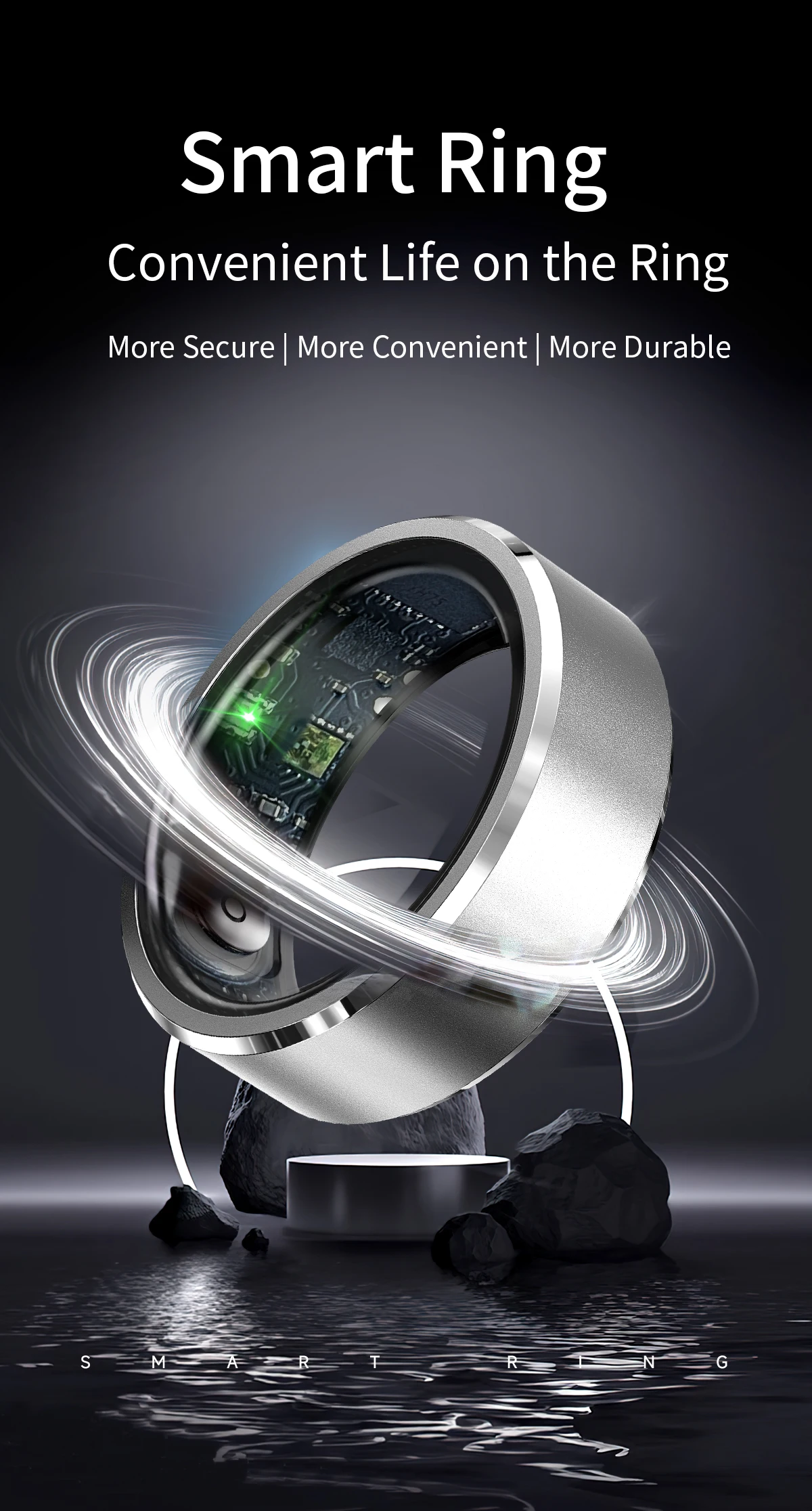 R5 Smart Ring - Outdoor Health Ring with Motion Sensing