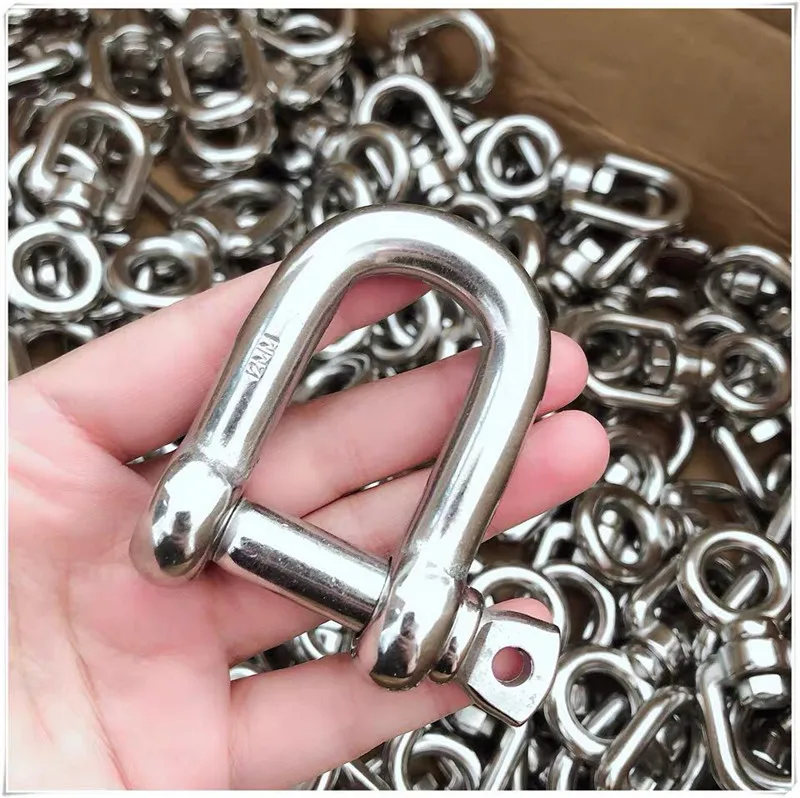Marine Grade Ss304 Ss316 6mm 8mm 10mm D Shackle For Shade Sails - Buy D ...