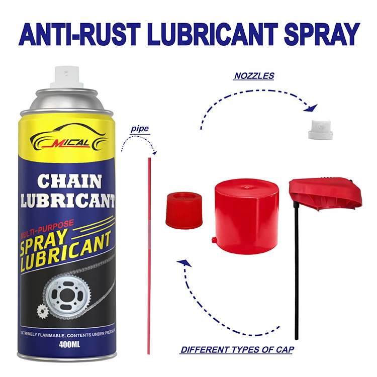 High Quality 450ML Oil Lubricant Spray for Anti-Rust & Car Care