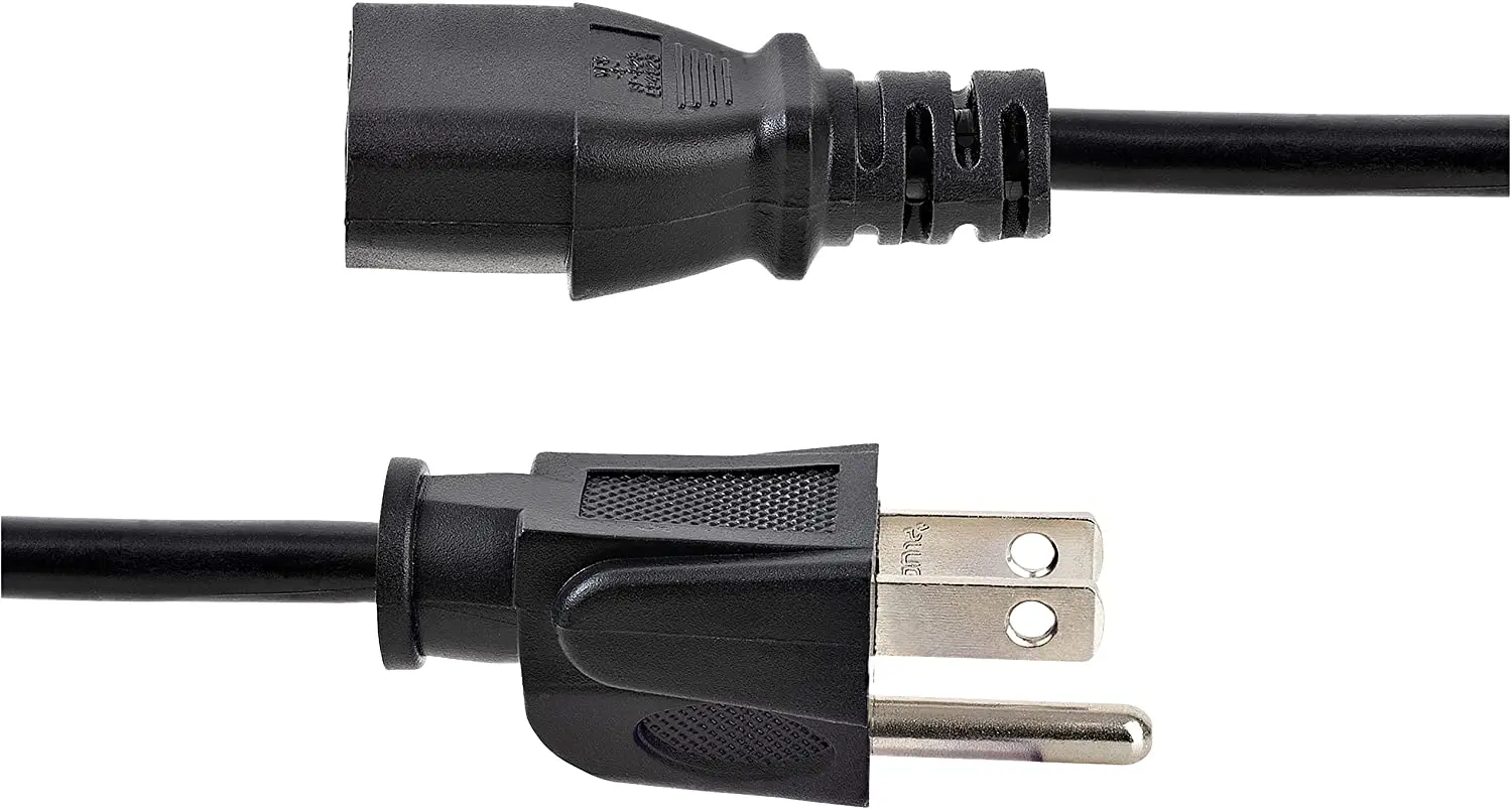 America Standard PC Power Cable - Reliable 3pin Plug