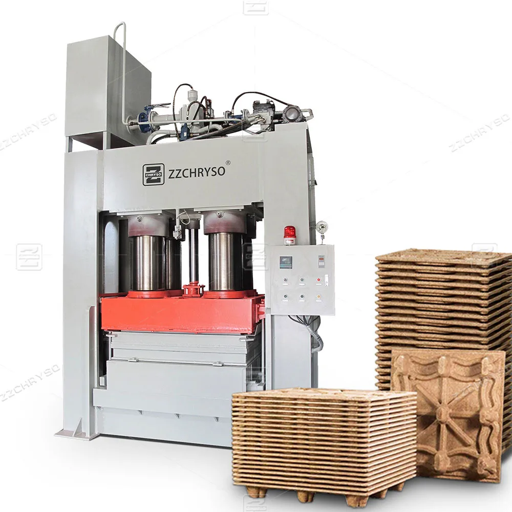 High Pressure Compress Wood Pallet Press Machine For Presswood Pallet ...