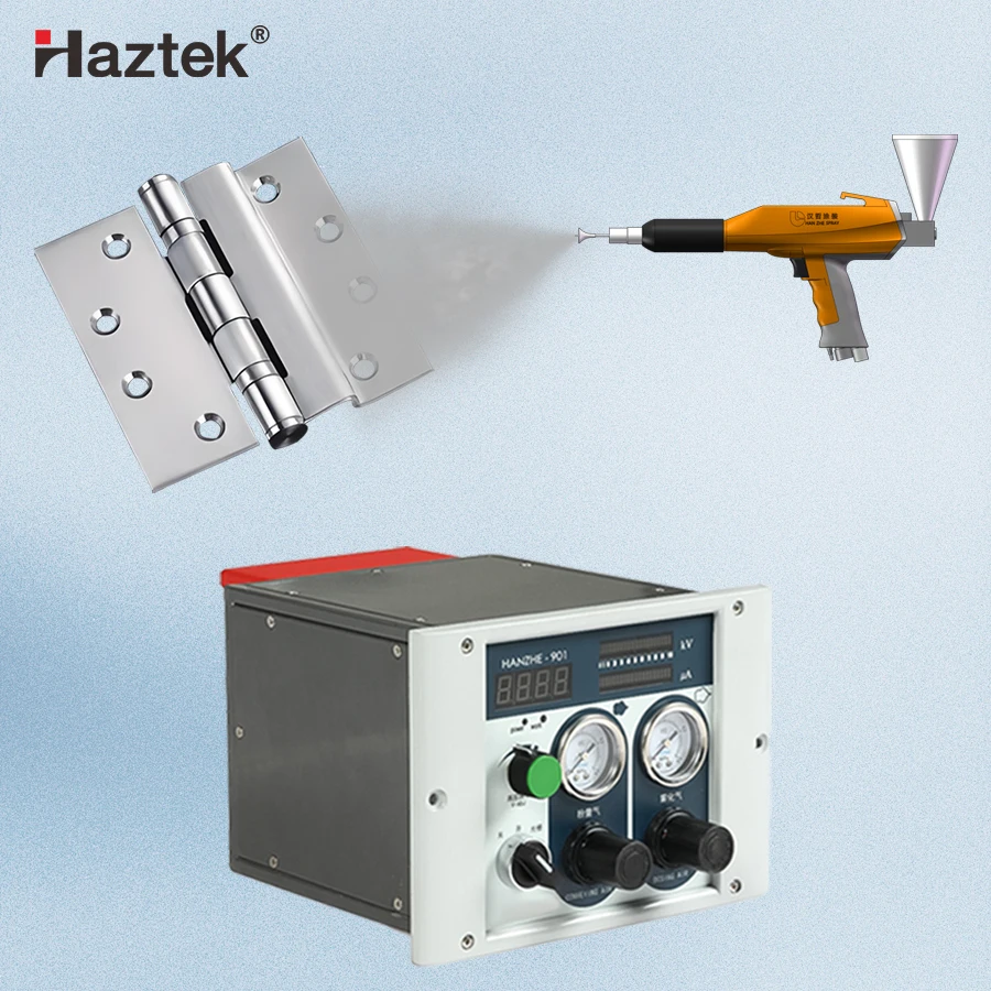 Haztek Fluidized Bed Coating Hinge Electrostatic Powder Coating Gun ...
