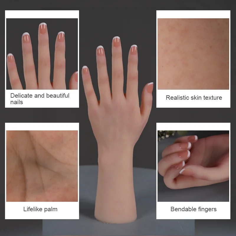 Eta Realistic Silicone Prosthetic Hand - Perfect for Practice