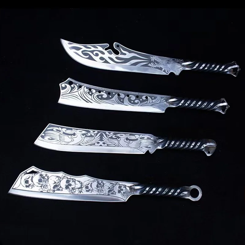 Chinese Longquan Intangible Cultural Heritage Forged Kitchen Knife ...
