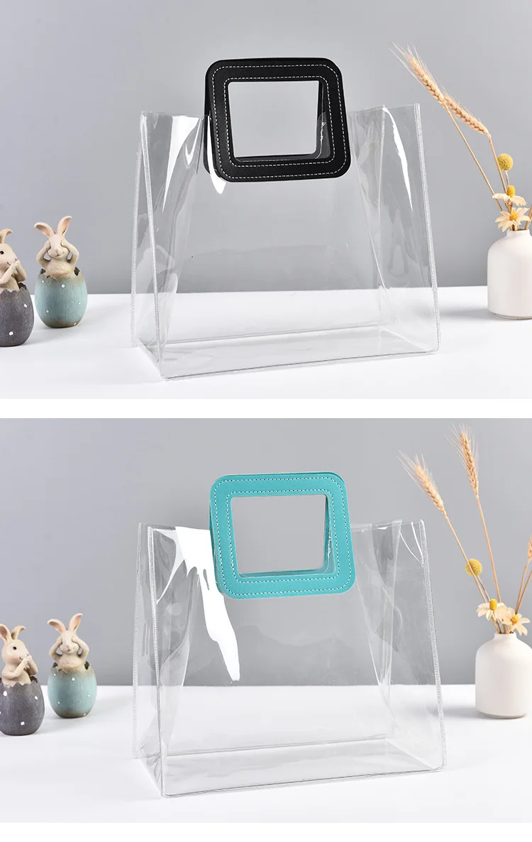 Pvc Clear Plastic Packaging Pouch Waterproof Packaging Tote Travel ...