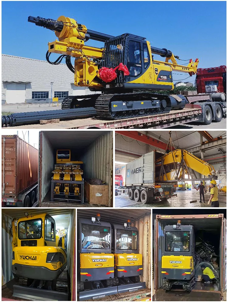 Tree Harvester Yuchai 400mm Diameter Excavator Log Tree Cutting Diesel ...